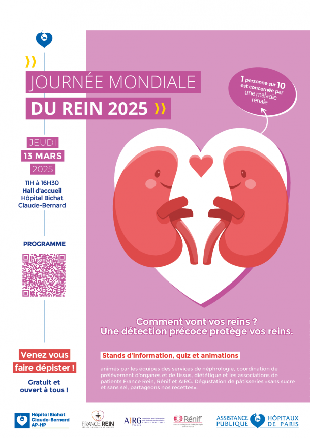 Jeudi 13 mars 2025 | Journée du rein à l’hôpital Bichat – Claude-Bernard | Hôpital Bichat ...