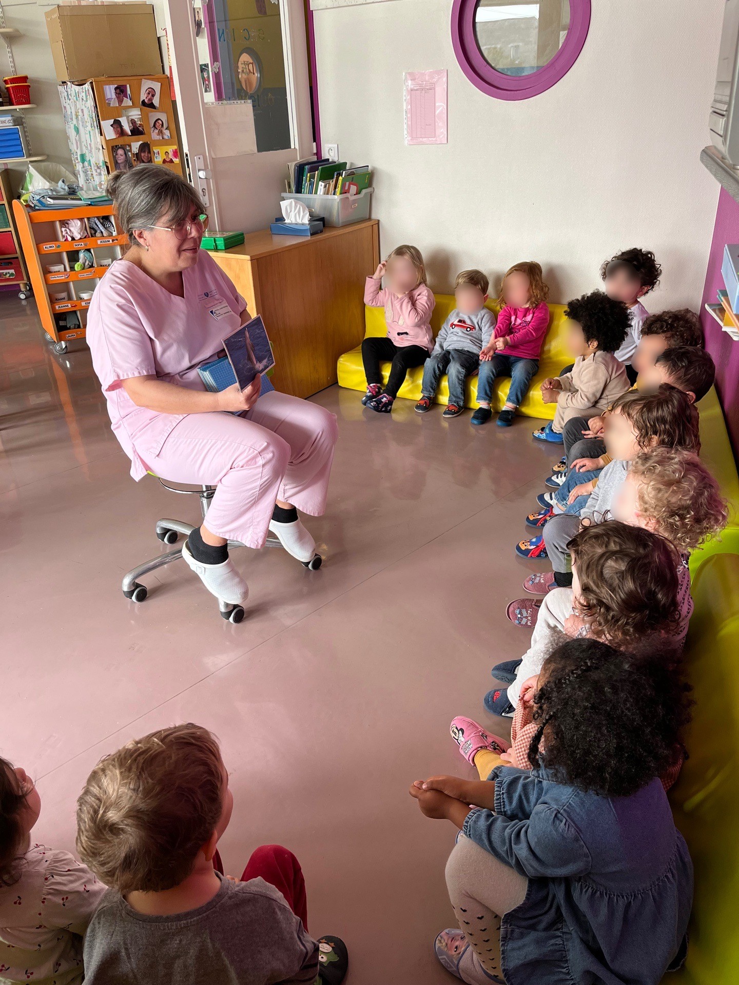 Sandrine, auxiliaire de puériculture depuis 31 ans au sein de l’hôpital ...