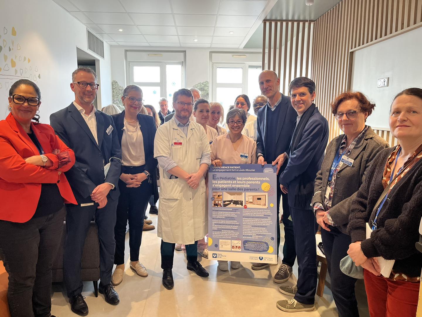 Inauguration du salon des parents et des soignants en pédiatrie grâce ...